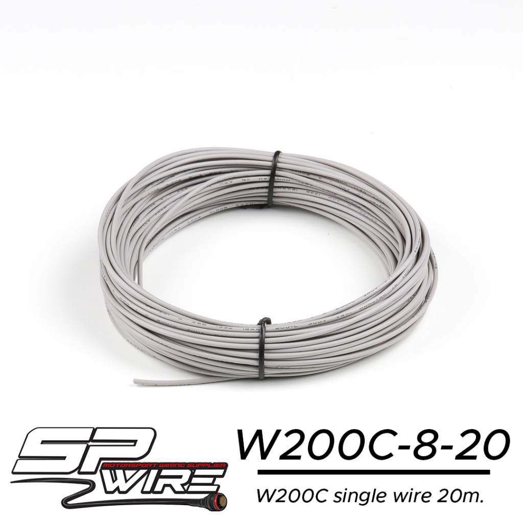 W200C สายไฟเกรดดีที่สุดในการทำสายไฟรถ ราคาแบ่งม้วน 20 เมตร #SPwire Motorsport wiring | Shopee ...