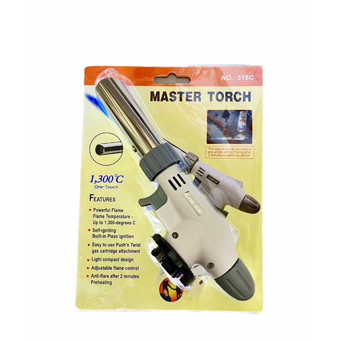 หัวพ่นไฟ หัวพ่นแก๊ส พ่นไฟตกแต่งอาหาร Master Torch 516C แต่งหน้าเบเกอรี่ ของแท้100% | Shopee Thailand