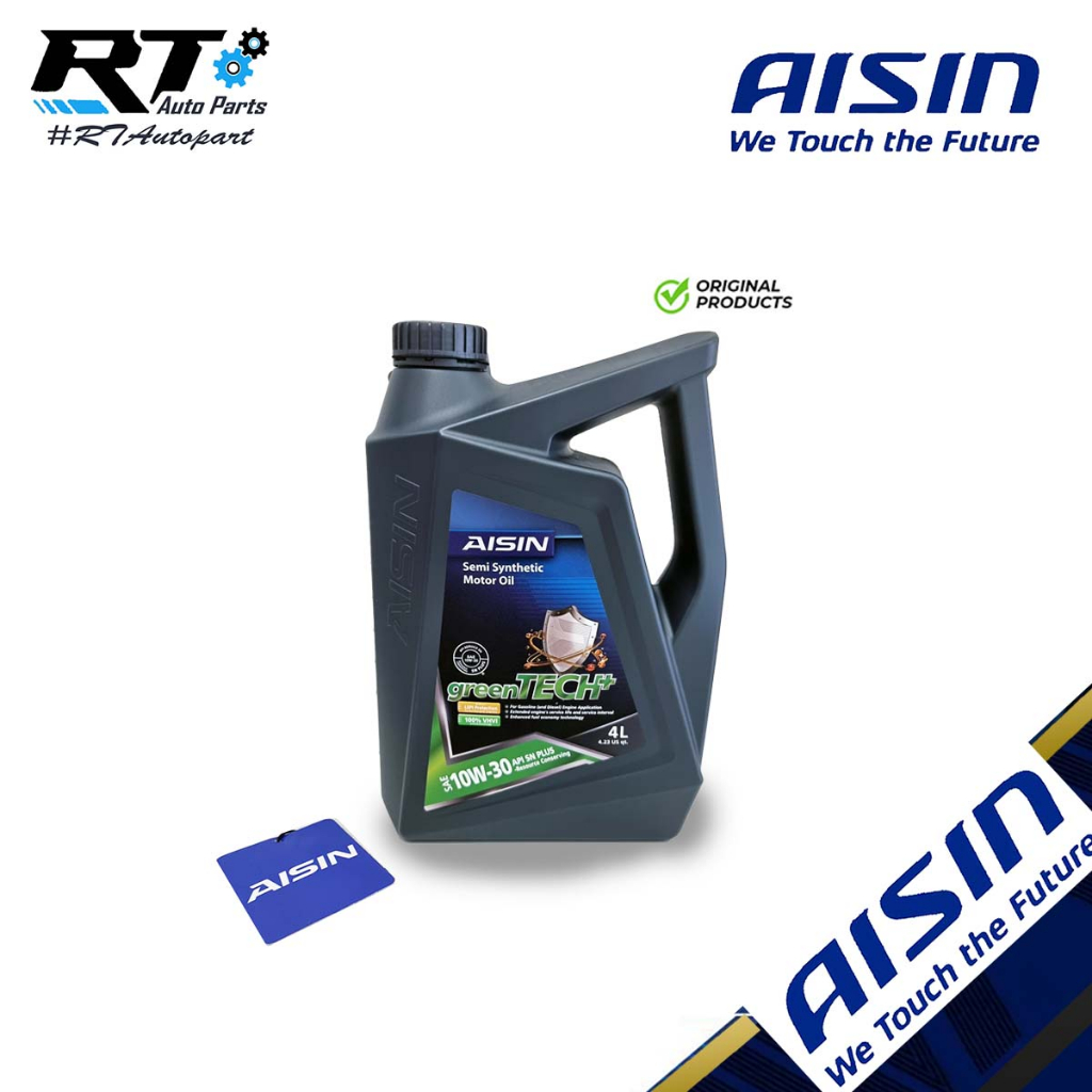 AISIN น้ำมันเครื่อง Aisin กึ่งสังเคราะห์ 10w30 / 10w-30 เบนซิน Semi-Synthetic / น้ำมันเครื่อง ไอ ...