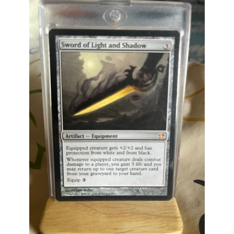 การ์ด MTG Sword of Light and Shadow Artifact Magic the Gathering EDH ...