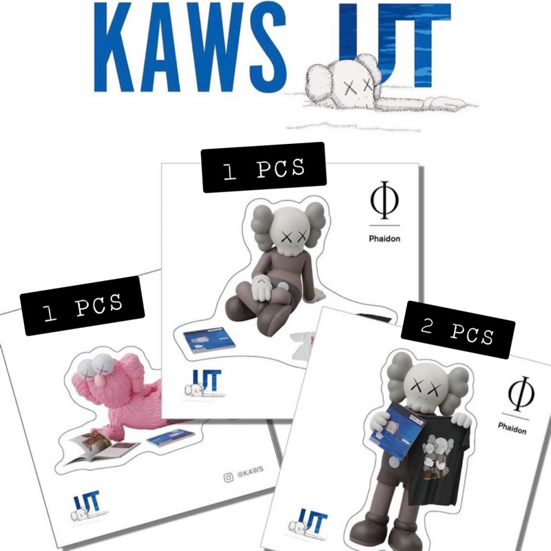 EXCLUSIVE KAWS STICKERS ( 4 PCS) Limited Edition | Shopee Thailand