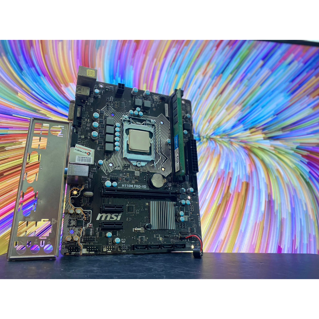 MSI H110M PRO-VD + CPU + RAM | Shopee Thailand