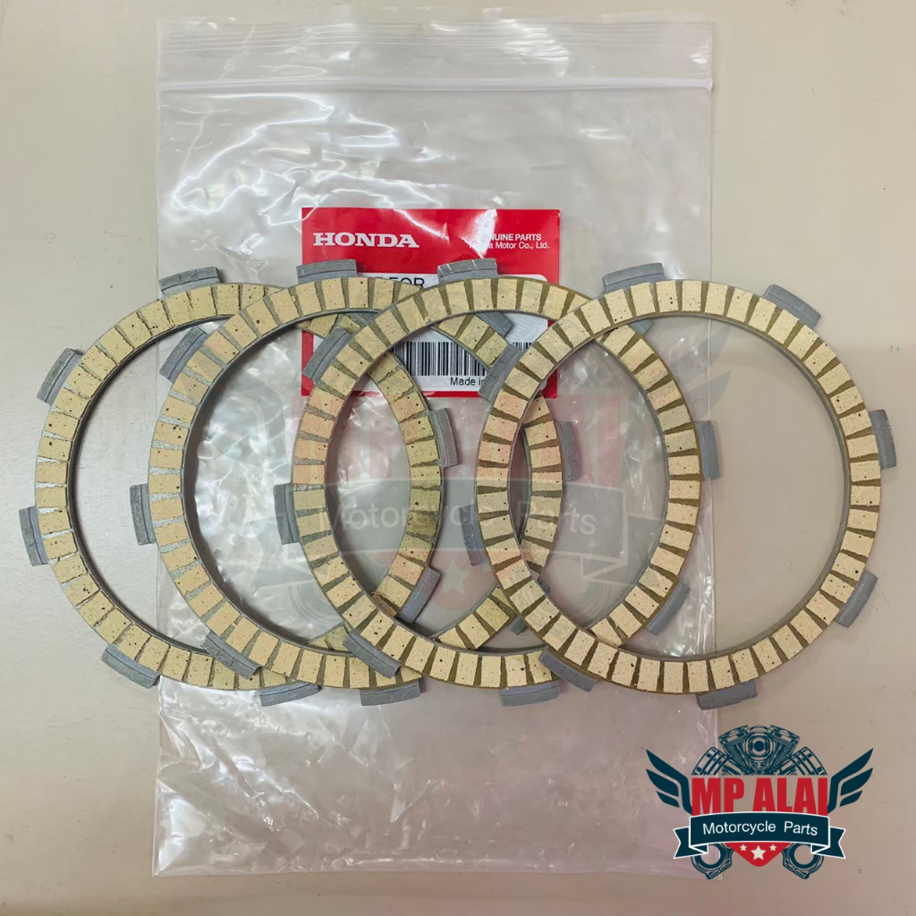 แผ่นครัช แผ่นคลัทช์(4 แผ่น) WAVE100, WAVE110เก่า, WAVE100S, SONIC, TENA, NOVA, DASH, BEAT ...