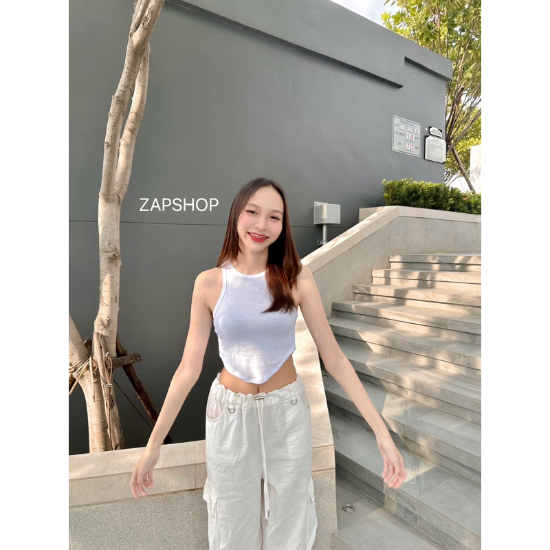 ZAPSHOP รหัส จ60 เสื้อกล้ามแต่งเว้าโค้งรุ่นใหม่ | Shopee Thailand