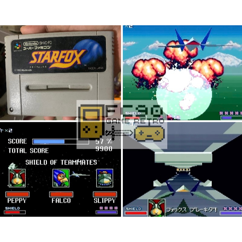 ตลับเกมสตาร์ฟ๊อกซ์ Star Fox / StarWing [SFC] ตลับมือสอง สำหรับนักสะสม ...