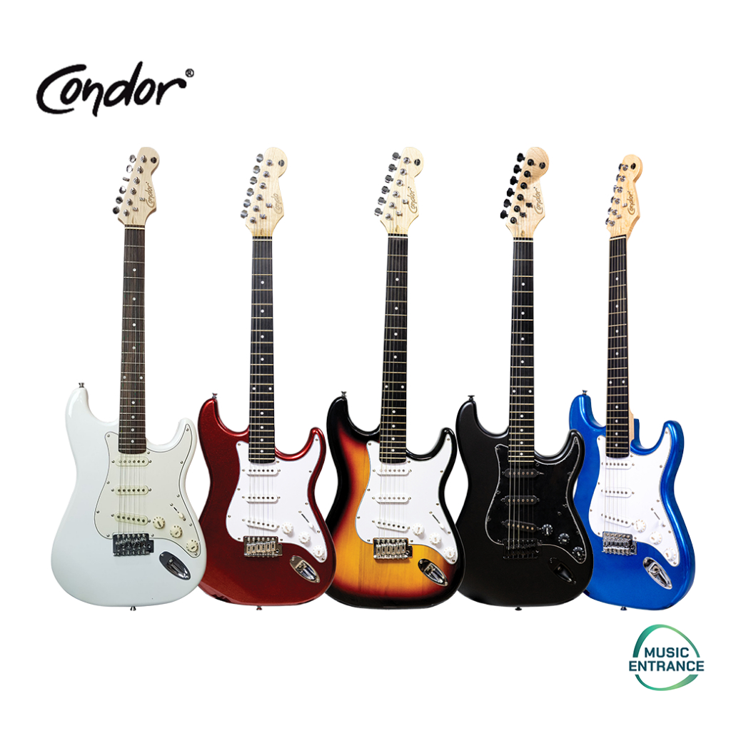 Condor CRX10 กีตาร์ไฟฟ้า Electric Guitar ทรง Strat ปิ๊กอัพเดี่ยว คุณภาพ ...