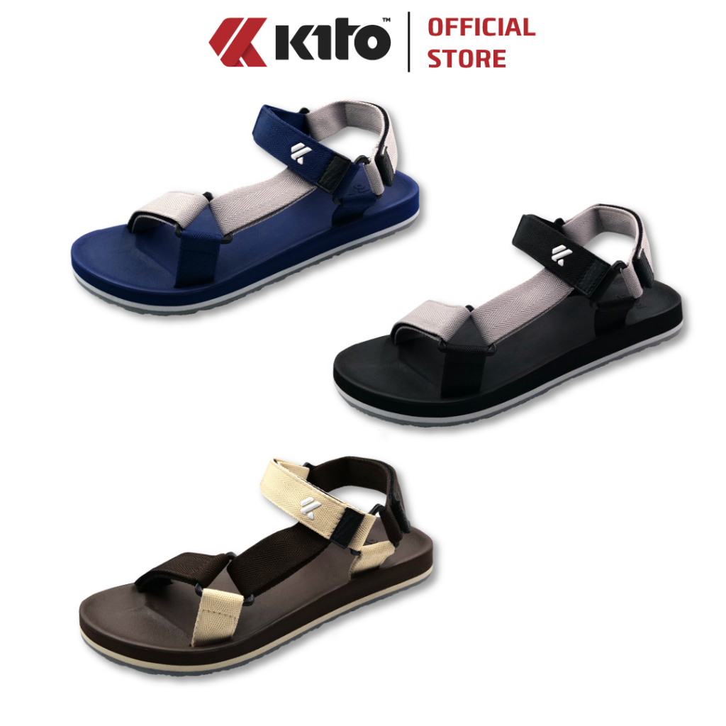 Kito กีโต้ Flow TwoTone รองเท้ารัดส้น รุ่น AC27 BigSize Size 44-46 | Shopee Thailand