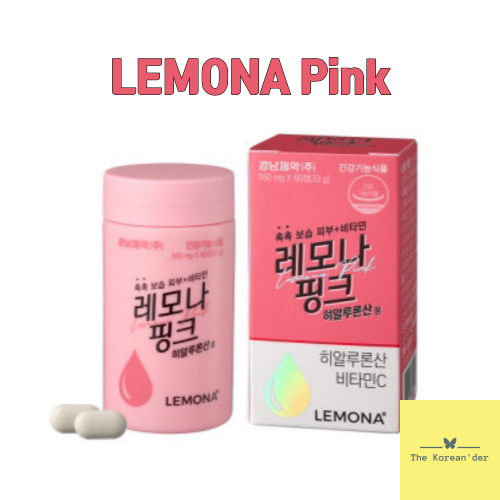 [พร้อมส่ง] วิตามินผิว Lemona Pink Hyaluronic Acid+Vitamin C (60 เม็ด) เลโมนาคอลลาเจนผสมไฮยา EXP ...