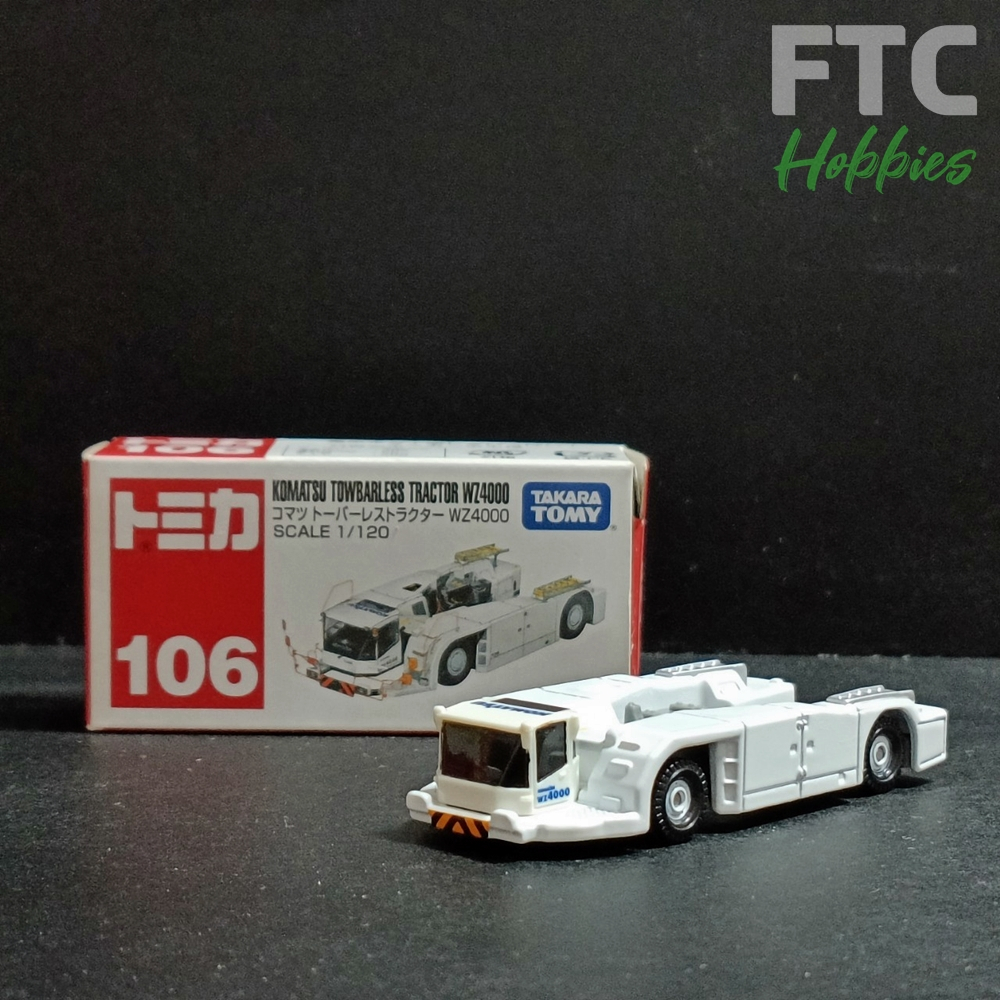 [มือสอง] Tomica No.106 - Komatsu Towbarless Tractor WZ4000 (ไม่มีถุง ...