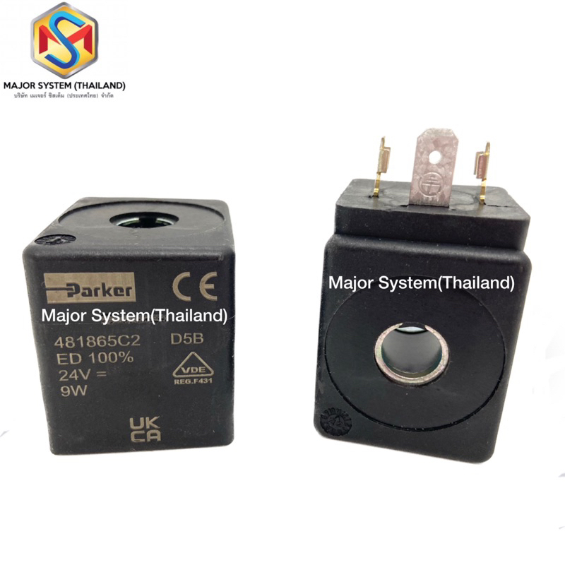 Parker 483510S6, 481865C2 , 481865A5 Coil Parker คอยล์โซลินอยด์วาล์ว ...