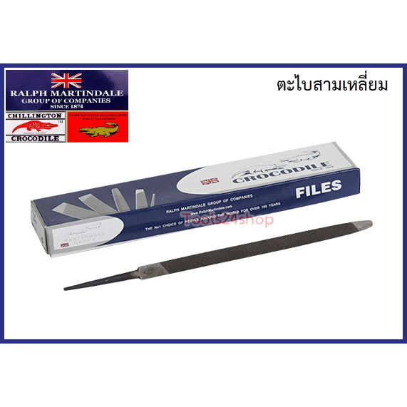 ตะใบสามเหลี่ยม ขนาด 4, 5, 6 นิ้ว ยี่ห้อ CROCODILE RALPH MARTINDALE ...
