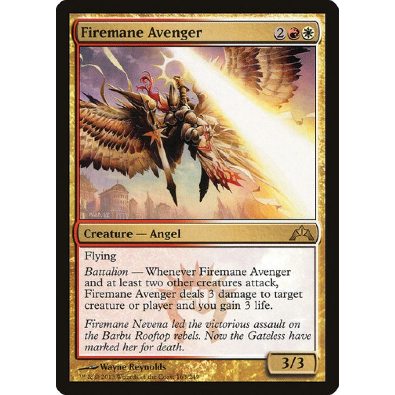 [MTG] Firemane Avenger [GTC] [MULTI] [RARE] [NORMAL] [ENG] (การ์ดเมจิค ...