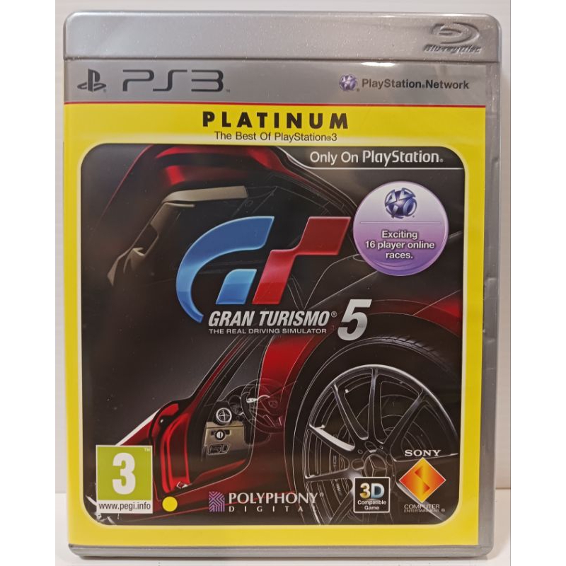 Gran Turismo 5 - Playstation 3 (แผ่นแท้ มือสอง) | Shopee Thailand