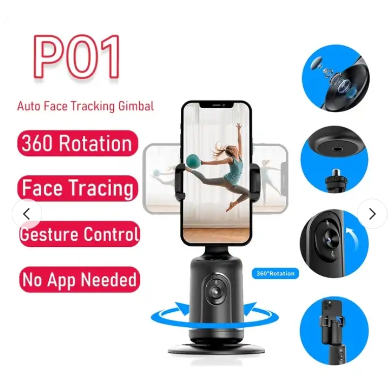 ใหม่ ขาตั้งอัจฉริยะ Auto Face Tracking Desktop Gimbal รุ่น P01 ...