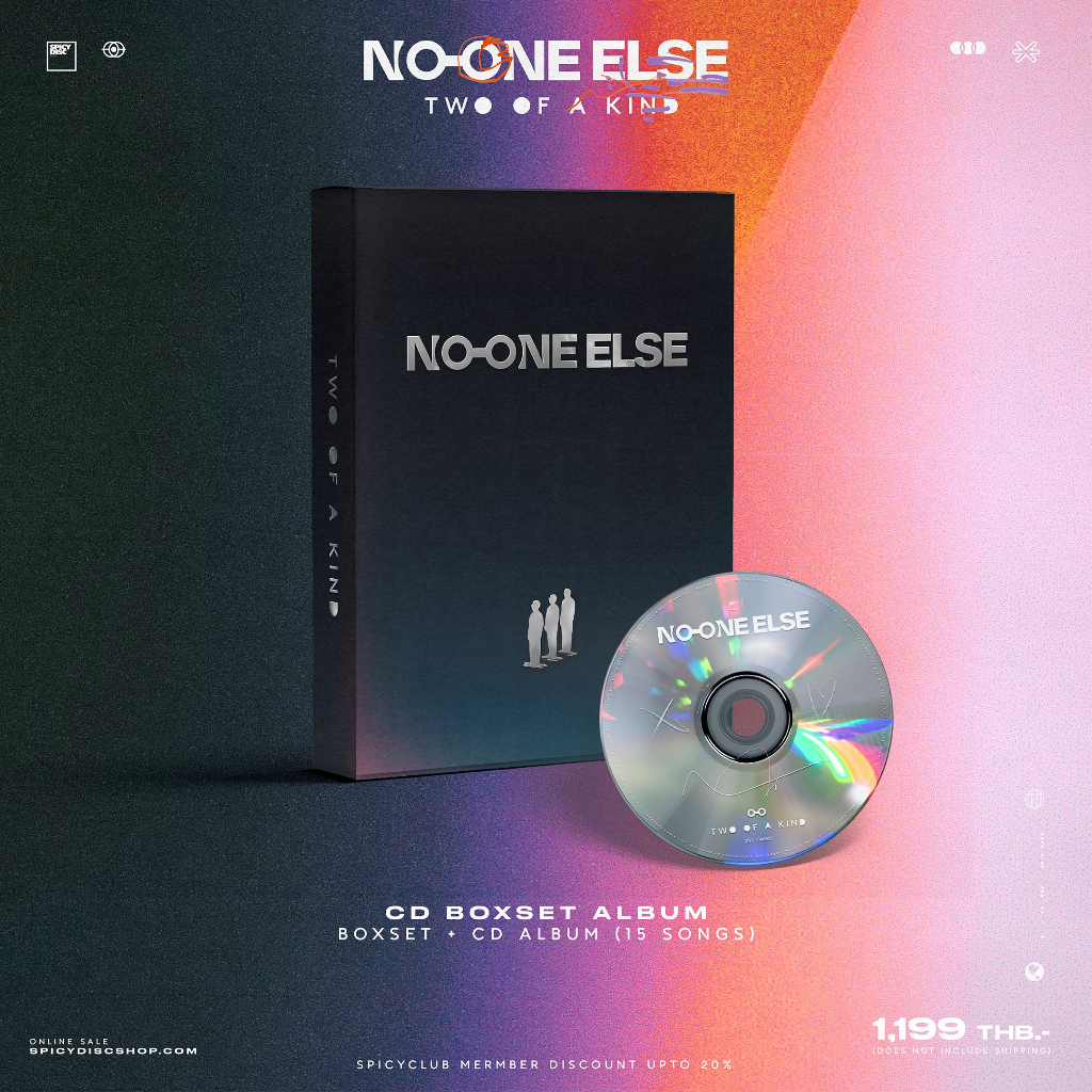BOXSET CD NO ONE ELSE - TWO OF A KIND | Shopee Thailand