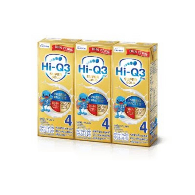 [แพ็ค 3 กล่อง] นมไฮคิว Hi-Q3 Super Gold สูตร 4 รสจืด 1 แพ็ค 3 กล่อง | Shopee Thailand