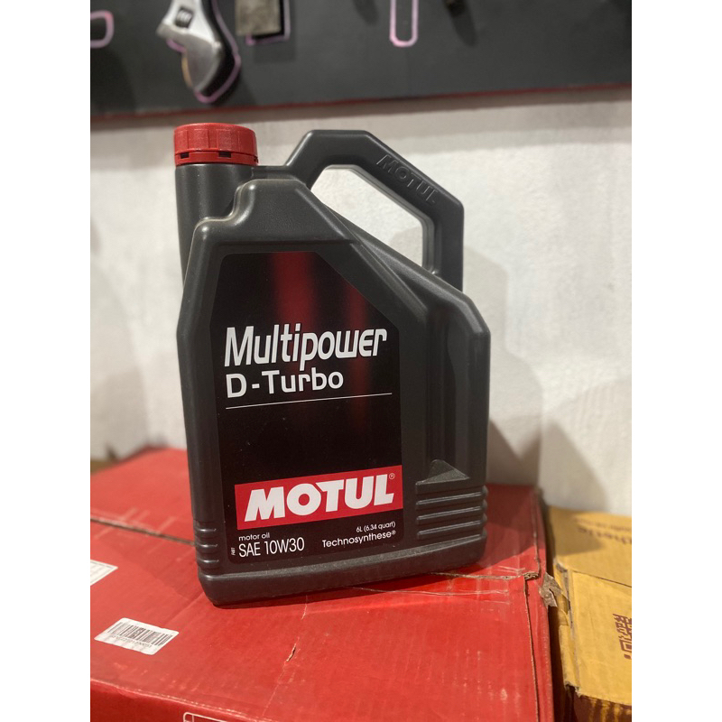 ของแท้** น้ํามันเครื่อง motul D turbo 10w30 6ลิตร | Shopee Thailand