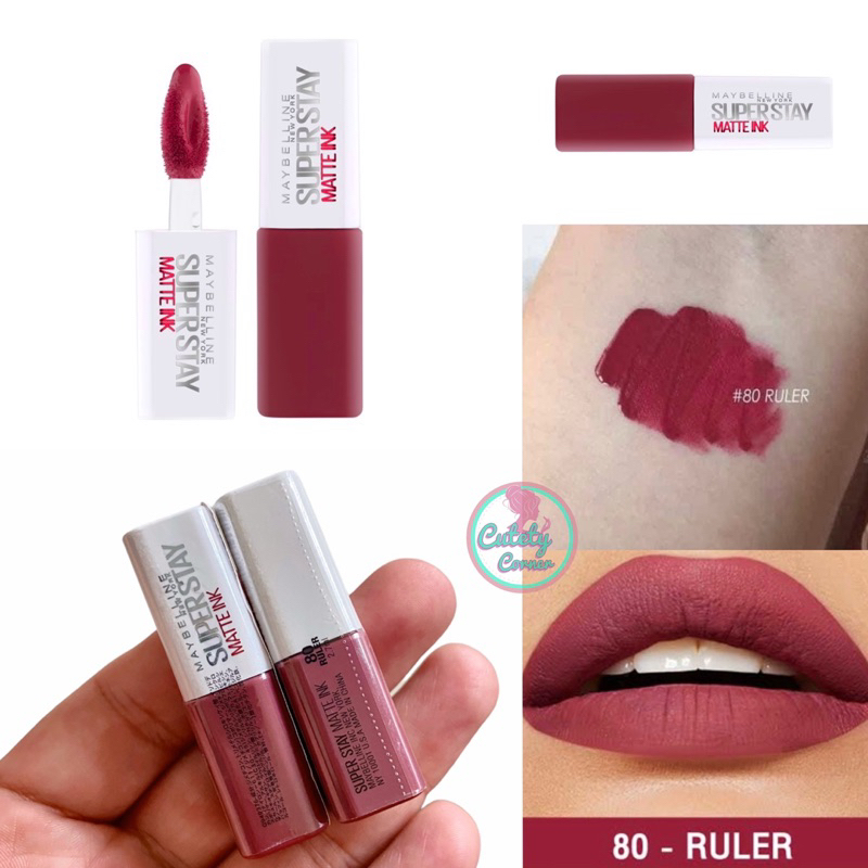 Maybelline Super Stay Matte Ink - 80 Ruler 2.7ml. | Shopee Thailand