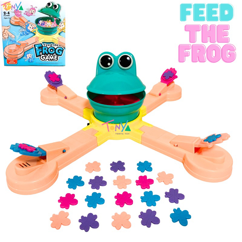 เกมป้อนอาหารกบ กบงับแมลง มีเสียงเพลง Feed the frog game เกมส์สนุกสำหรับ ...