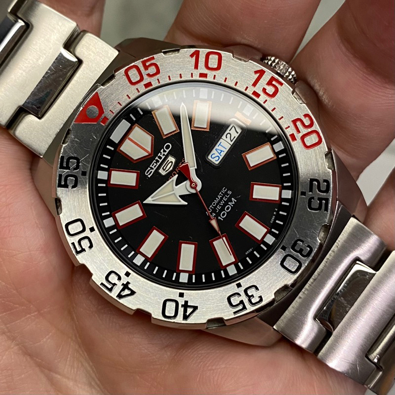 Seiko5 Sport Mini Monster Red Devil | Shopee Thailand