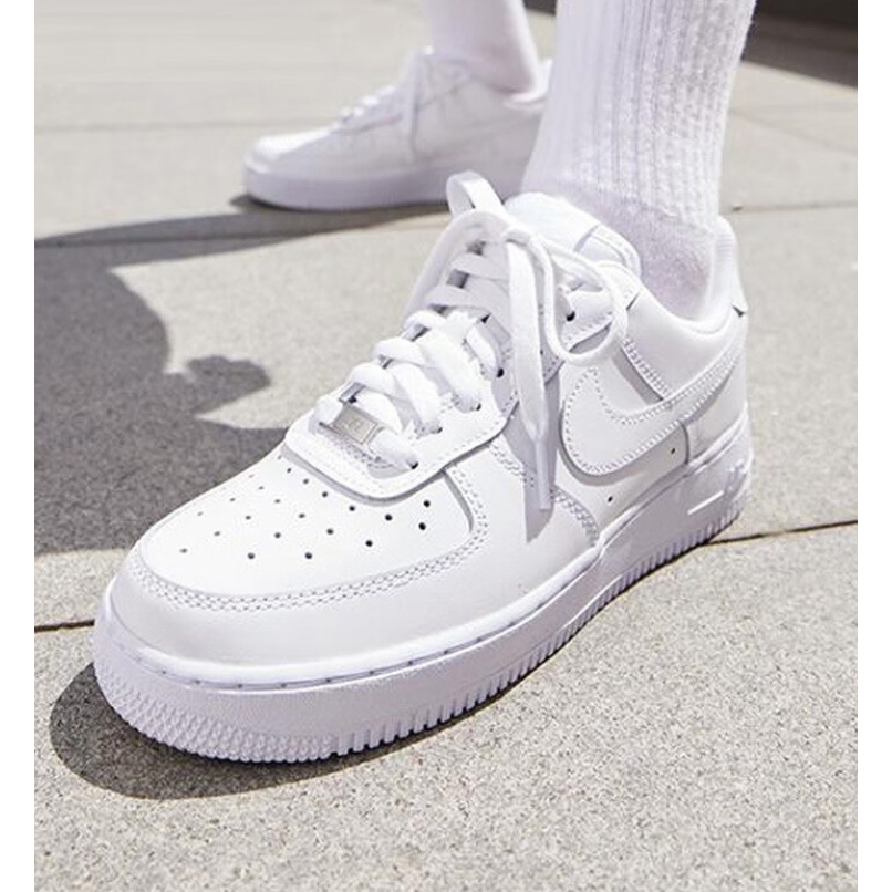 Nike Air Force 1 AF1 pure white casual sneakers, classic and versatile ...