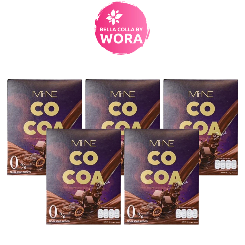 [5 กล่อง] Mi-NE Cocoa ไมเน่ โกโก้ [7 ซอง/กล่อง] | Shopee Thailand