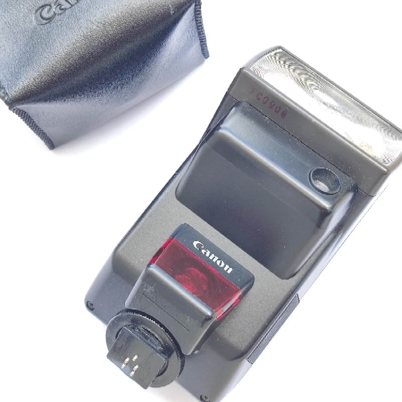แฟลช ยี่ห้อ Canon Speedlight 300EZ สภาพสวย พร้อมซองหนัง | Shopee Thailand
