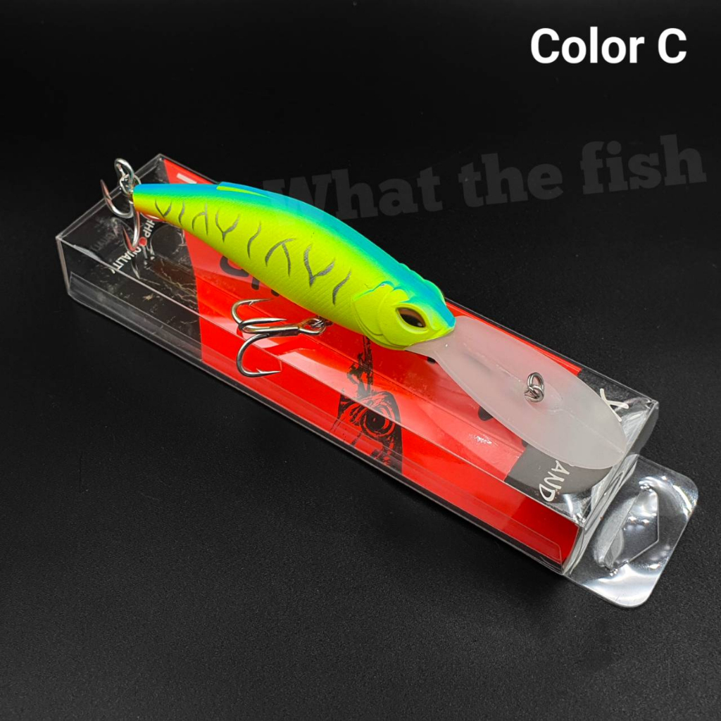 เหยื่อปลั๊กดำลึก 8.5cm 17g พร้อมตัวเบ็ด 4x ดำลึก2.5m-3.5m เหยื่อปลั๊กลอย ปลั๊กดำน้ำลึก เหยื่อ ...