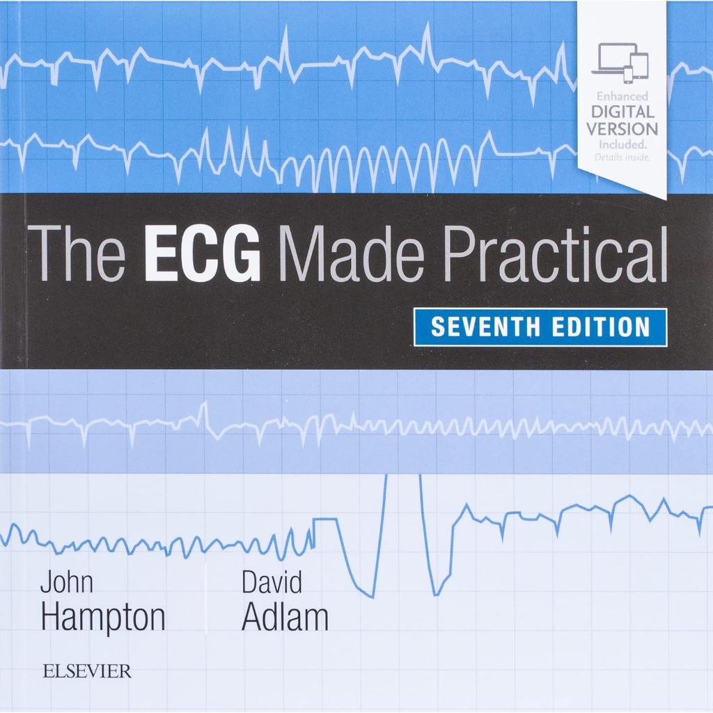 หนังสือ The ECG Made Practical คลื่นไฟฟ้าหัวใจ the made easy ekg ...
