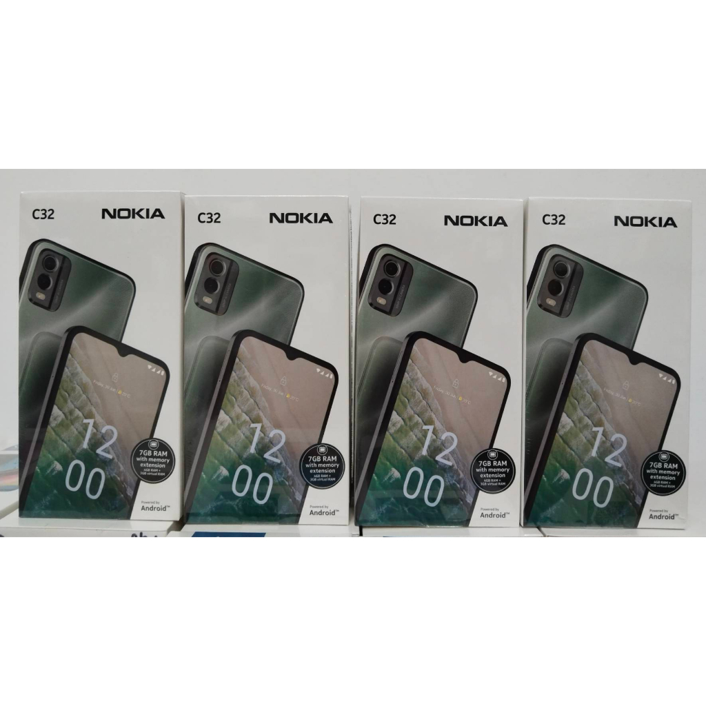 Nokia C32 Ram4GB Rom12GB จอ6.5 นิ้ว ถ่ายภาพที่สวยงามในสภาวะแสงน้อย ...