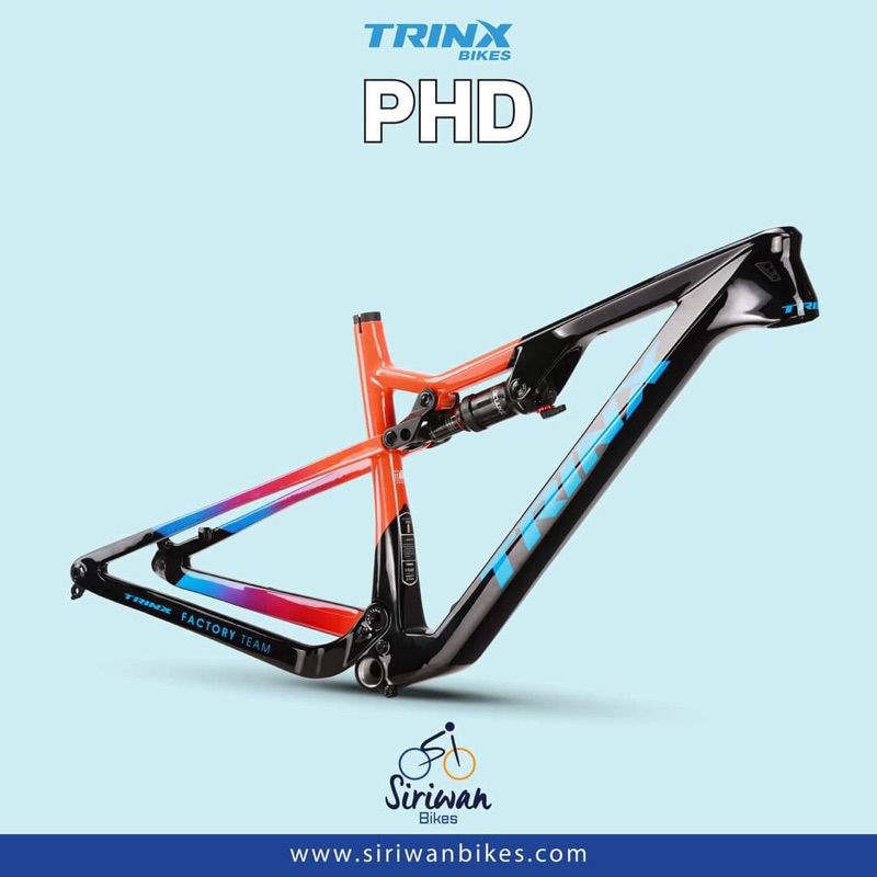 เฟรมเสือภูเขาคาร์บอน Trinx PHD 29" full suspension | Shopee Thailand