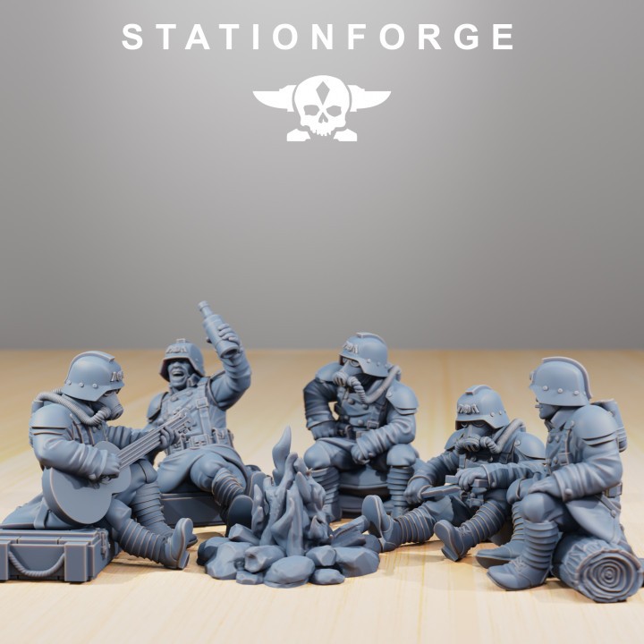 Grimdark scifi miniatures (GrimGuard Comrades) - High quality and ...