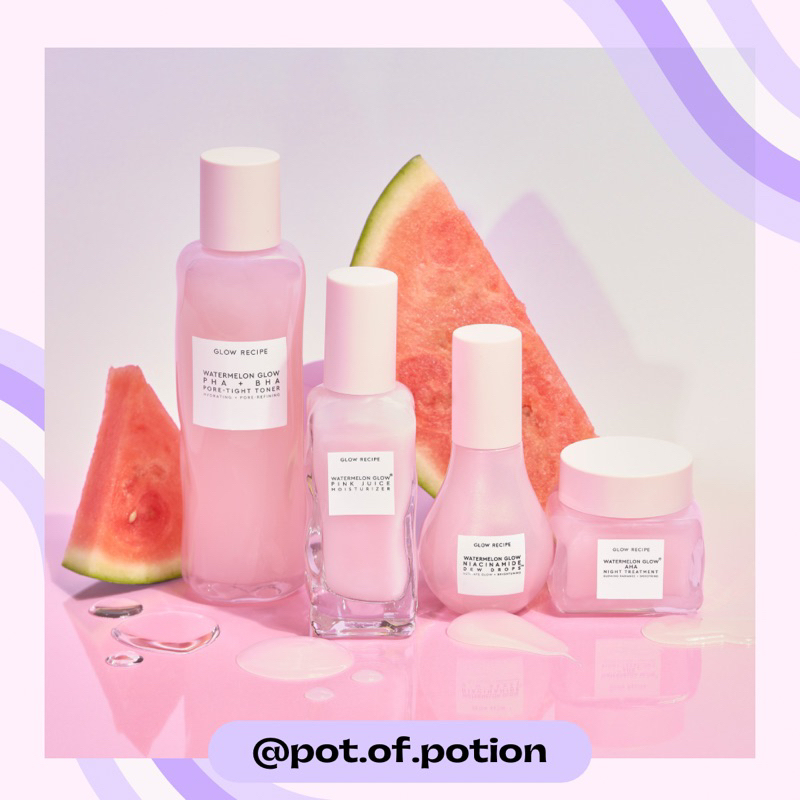 พร้อมส่ง Glow Recipe — Watermelon Glow Toner / Dew Drops / Body Cream ...