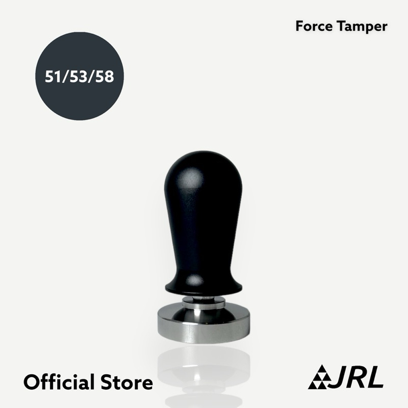 JRL Force Tamper 51/53/58 mm (สีดำ) สำหรับการกดด้วยแรงที่เท่ากันทุกครั้ง | Shopee Thailand
