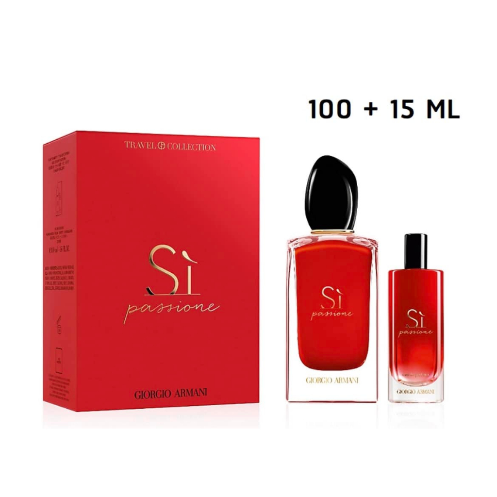 Giorgio Armani Si Passione EDP Set 100ml +15ml กล่องซีล | Shopee Thailand