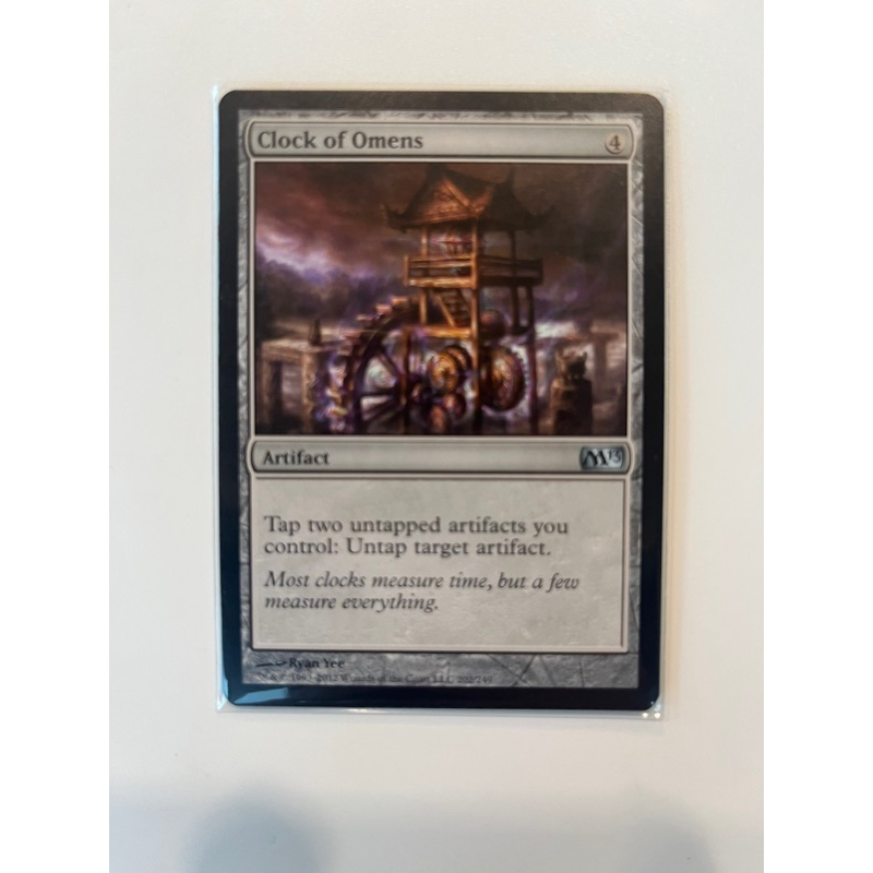 การ์ด MTG Clock of Omens Artifact Magic the gathering EDH รุ่น Core Set ...