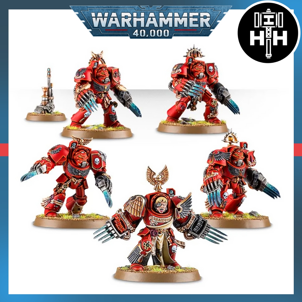 Warhammer 40K - Blood Angels Terminator Assault Squad | Shopee Thailand