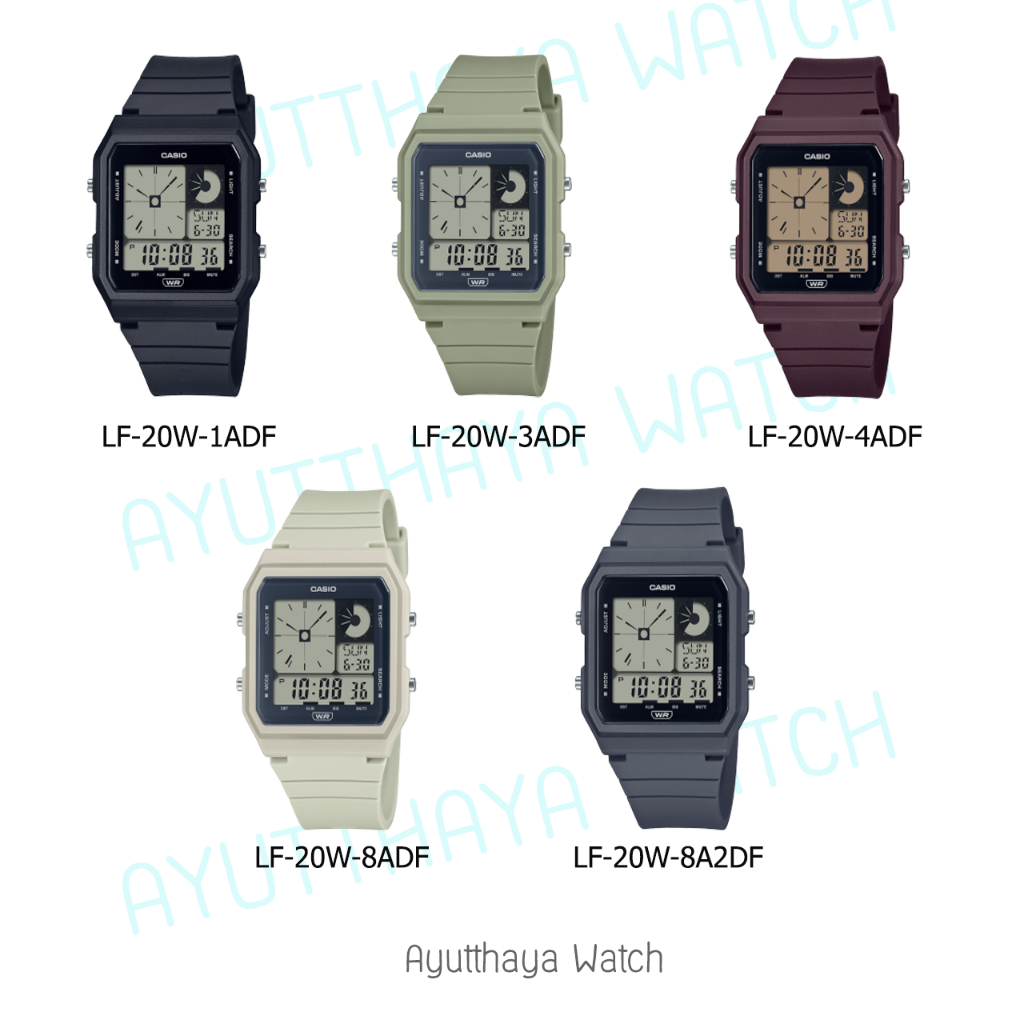 [ของแท้] Casio Casio นาฬิกาข้อมือ รุ่น LF-20W-1A ,LF-20W-2A, LF-20W-3A ...