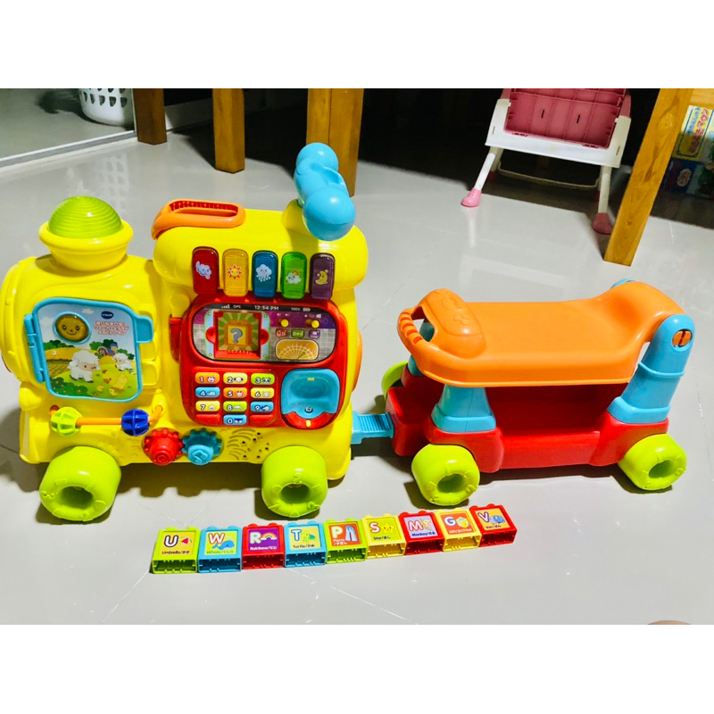 รถไฟวีเทค VTech Push & Ride Alphabet Train Ride-on Toys Multifunctional ...
