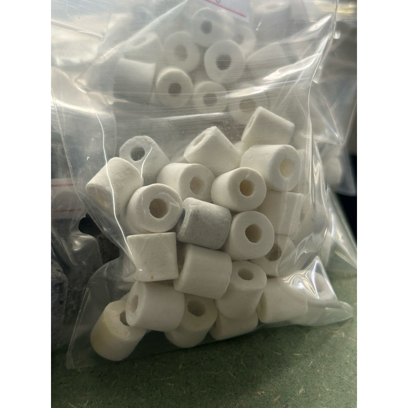 Crazy stone filter material วัสดุกรอง มีเดีย Small glass ring ...