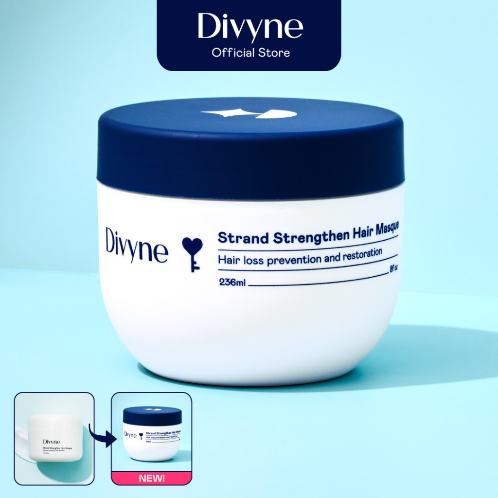 DIVYNE Strand Strengthen Hair Masque. 236ml มาส์กผม บำรุงผมเสียหนัก ลด ...
