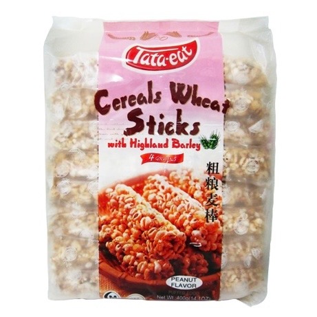ซีเรียลธัญพืชอัดแท่ง รสพีนัท | Tata-eat Cereals Wheat Sticks Peanut ...