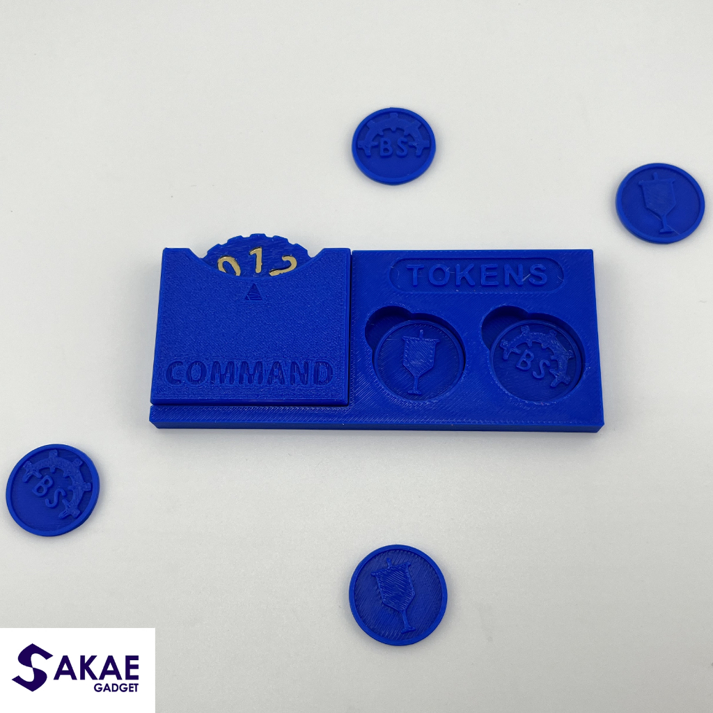 Point Counter token tray ที่นับแต้มและถาดเก็บโทเคน gold number (3D ...