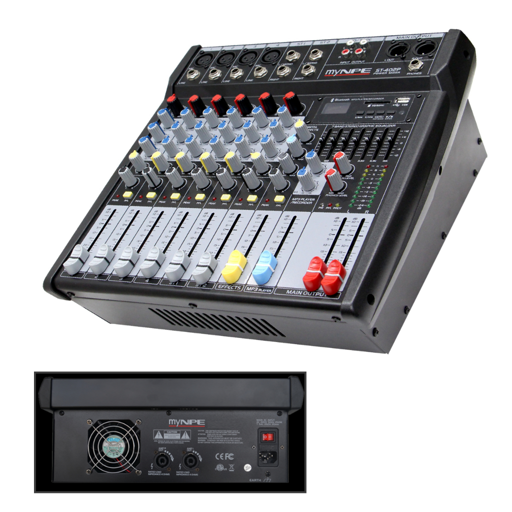 เพาเวอร์มิกเซอร์ Power Mixer NPE รุ่น ST602P ช่อง6mono 2st 300Wx2 ST-602P myNPE | Shopee Thailand