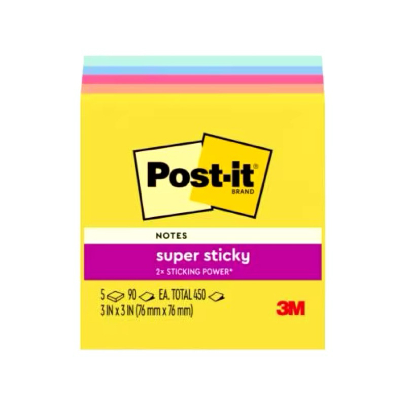 Post-it 3M โพสต์อิท กระดาษโน๊ตกาว ขนาด 2x3 3x3นิ้ว แพ็ค 500แผ่น รุ่น ...
