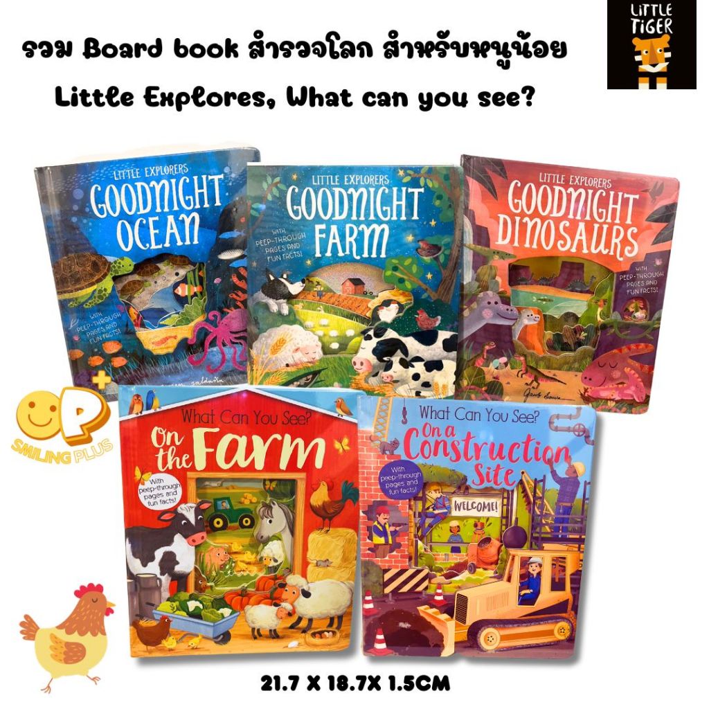 พร้อมส่ง Little tiger, Board book สำรวจโลก สำหรับหนูน้อย Little ...