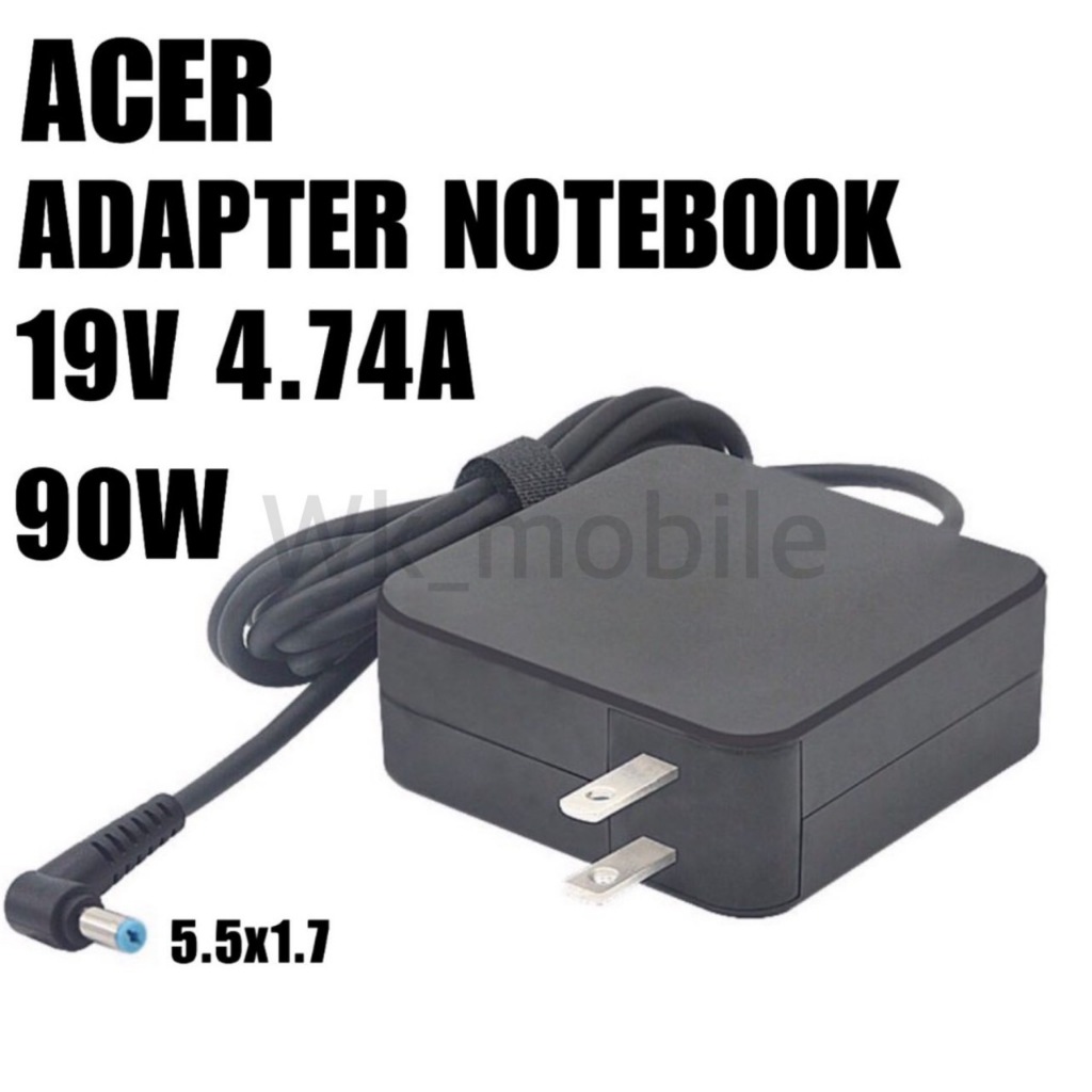 Acer Adapter 19V/4.74A 90W หัวขนาด 5.5*1.7mm สายชาร์จ เอเซอร์ อะแดปเตอร์, สายชาร์จ Acer | Shopee ...