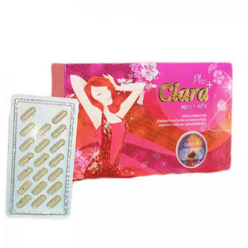 Clara Plus คลาร่าพลัส อกสวย หน้าใส ภายในกระชับ ดับกลิ่น ขนาด 20 แคปซูล ...
