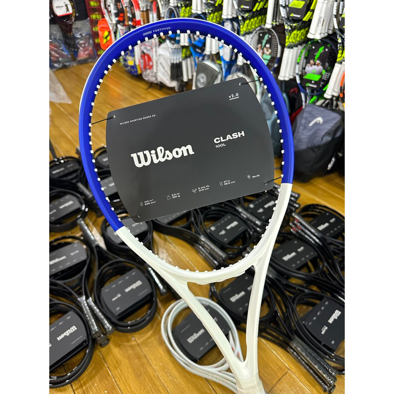 ไม้เทนนิส WILSON CLASH 100L v2 US OPEN RACKET 2023 *สินค้าสั่งทำตามออ ...