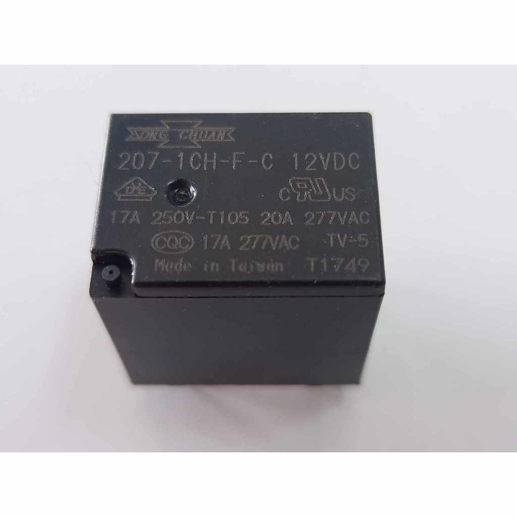 relay 12V 17A อย่างดี relay 12V 17A อย่างดี 207-1CH-F-C 12VDC 17A 250V ...